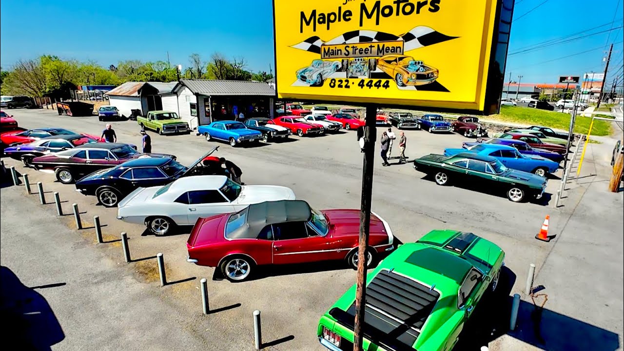 Classic American Muscle Car Lot Inventory Update 4/15/24 Maple Motors ...