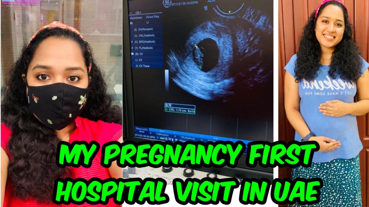 My First Trimester Pregnancy Check up In UAE | Pregnancy checkup - YouTube