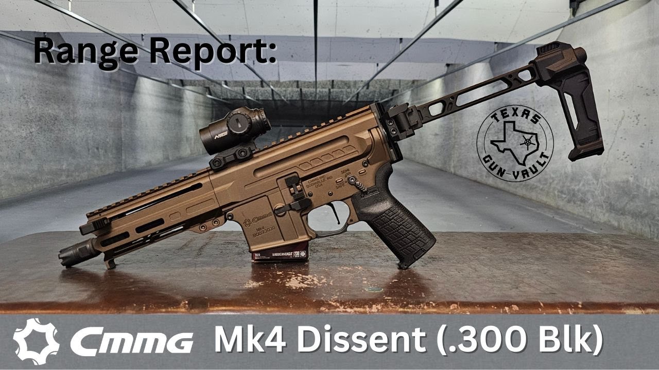 Range Report: CMMG Mk4 Dissent (.300 Blackout) - A compact AR-15 style ...