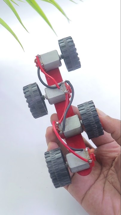 How to make 4 Dc Motor Rc Car #rccar #car #howtomake - YouTube