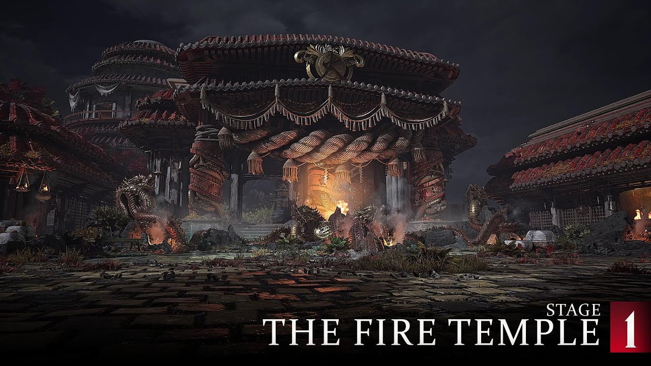 Mortal Kombat 1™ - The Fire Temple 1 (Stage ♫) - YouTube