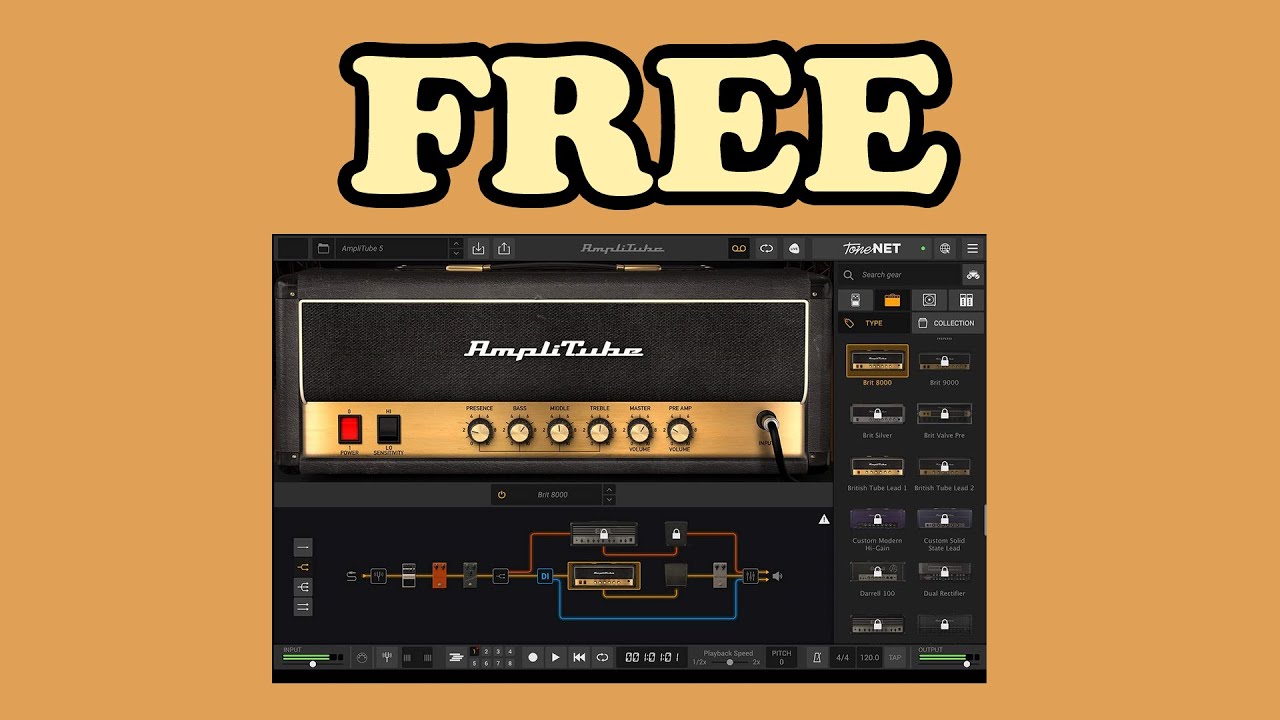 FREE AmpliTube 5 CS by IK Multimedia - YouTube