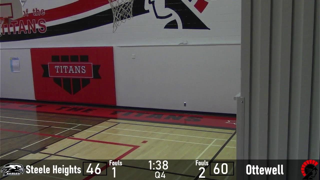 Sr. Boys Basketball - Steele Heights vs. Ottewell School - YouTube