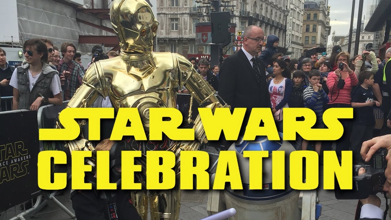 Star Wars Celebration 2015 - London - BB8, R2-D2, C-3PO, Warwick Davis ...