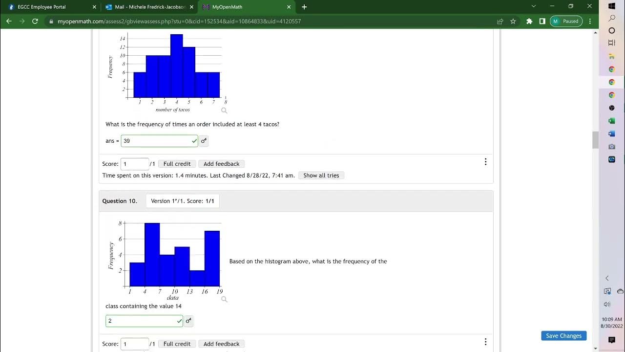 MTH128 Chapter 2 Histograms - YouTube