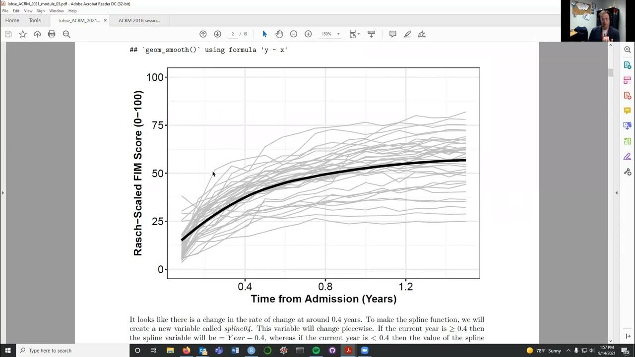 ACRM 2022 IC18: Longitudinal Data Analysis Using R: Part II Advanced Topics - YouTube