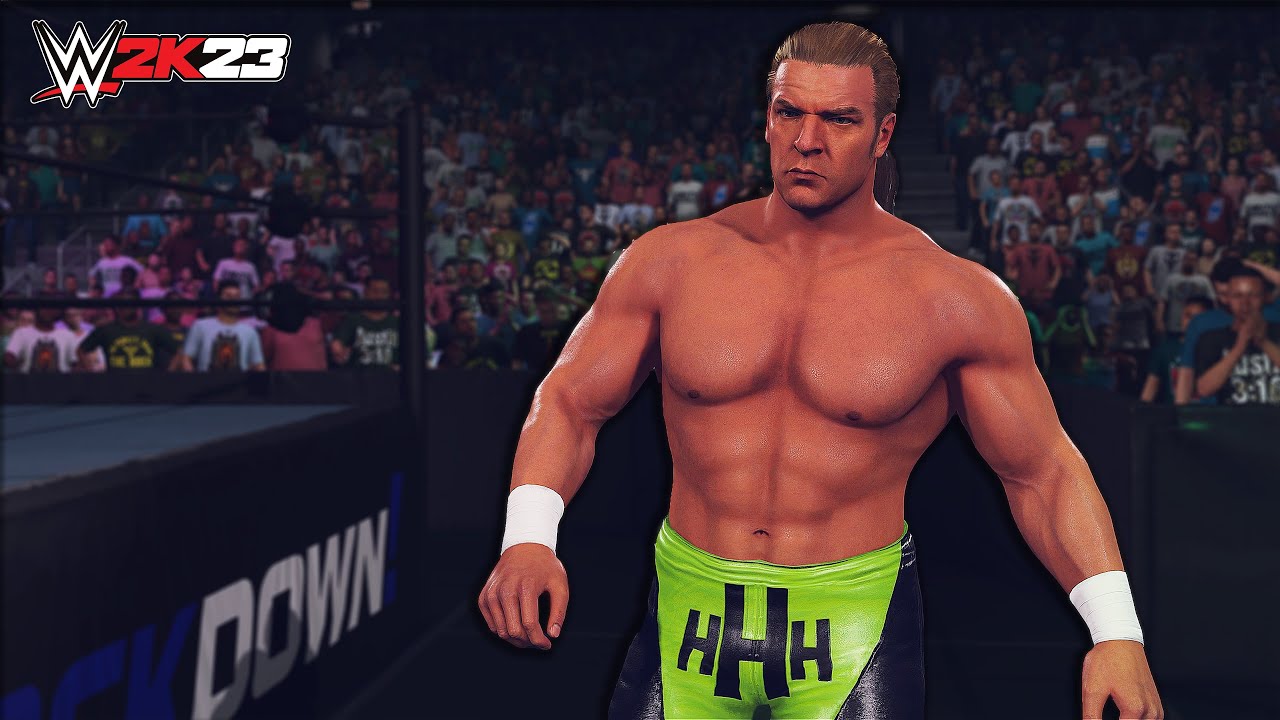 WWE 2K23 Triple H '98 w/ DX Trons & Theme (Broken Pyro) | From CC | 4K ...