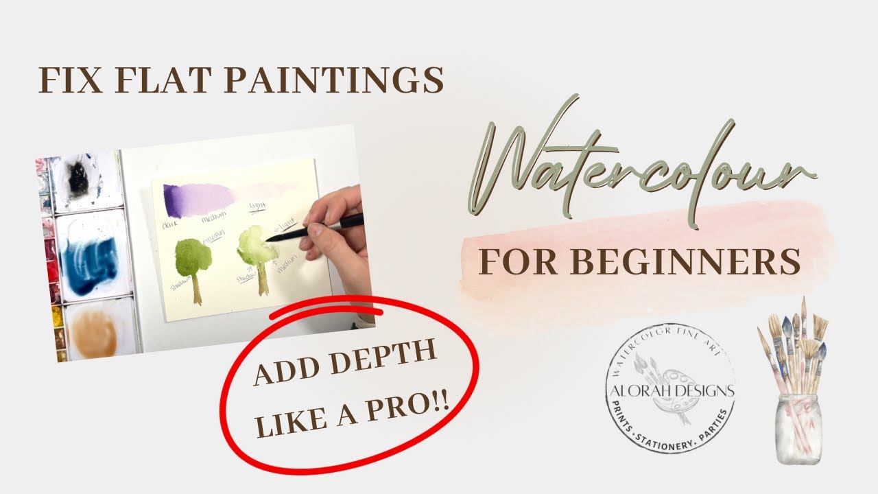 Mastering Value & Water Control: The Key to Depth in Your Paintings! For Beginners! - YouTube