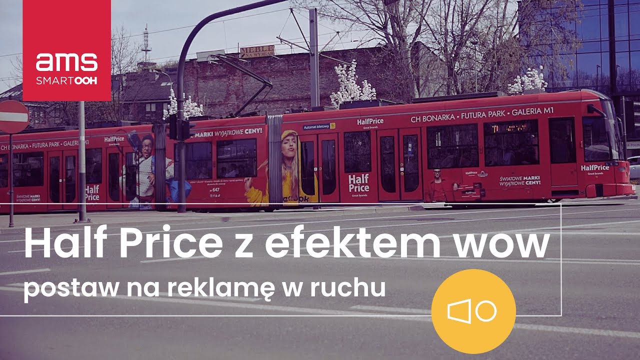Half Price ze spektakularną reklamą w centrum Krakowa - YouTube