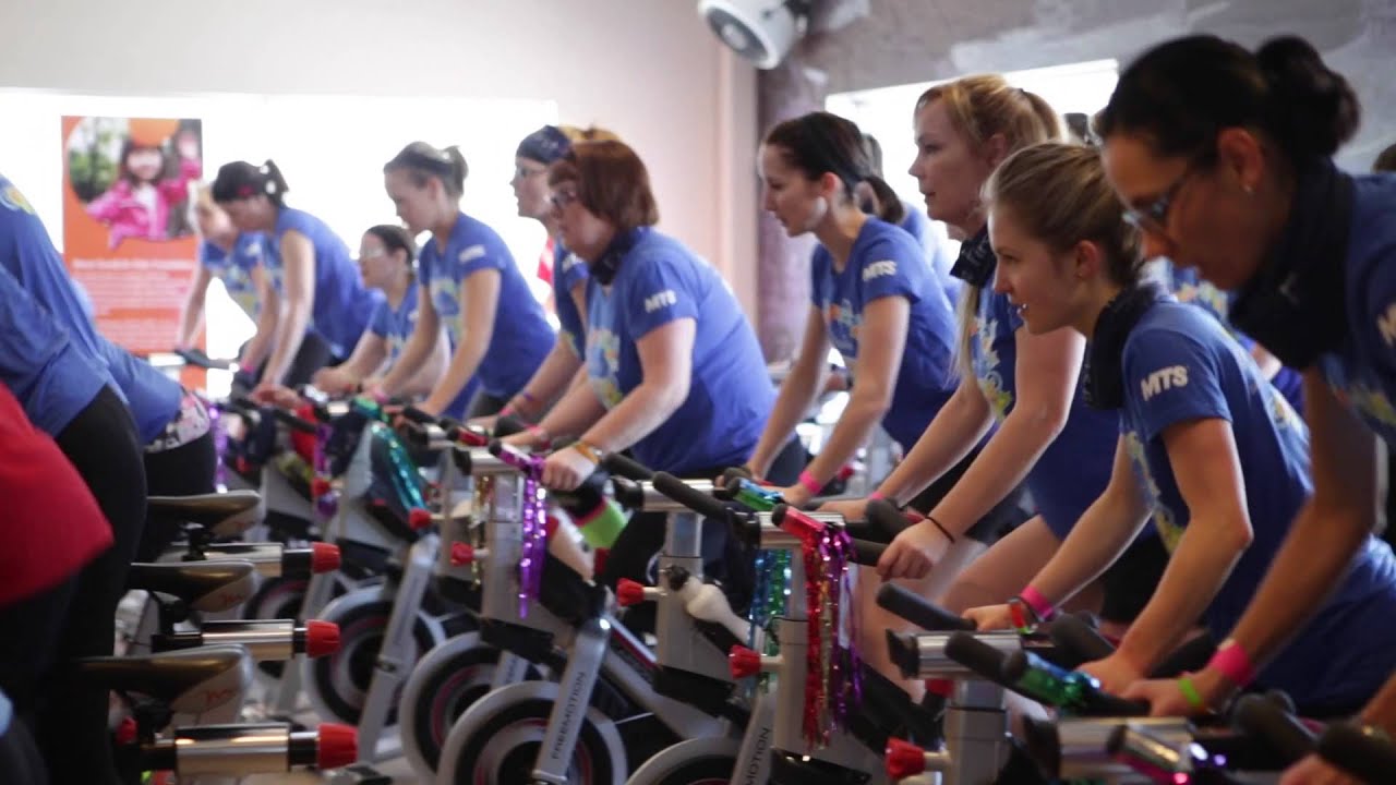 MTS Allstream - Spin4Kids @ GoodLife Fitness - Promotion - YouTube
