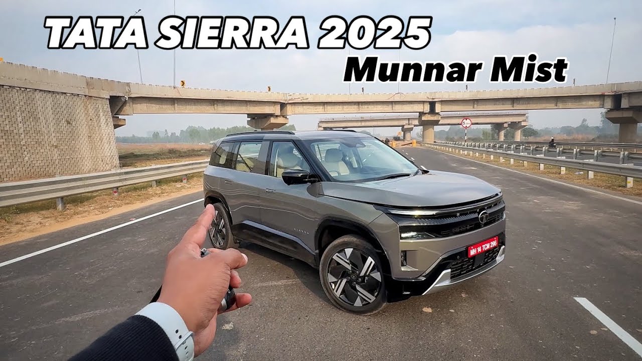 Tata Sierra 2025 Munnar Mist Green Colour: Best Looking Colour ...