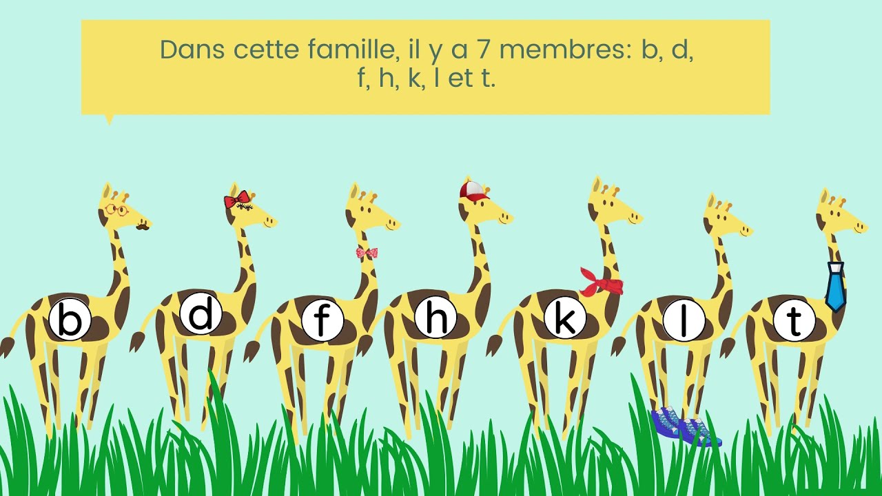 Lettres Girafes - YouTube