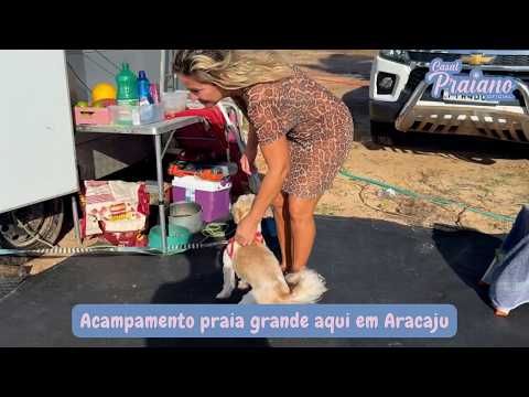 Acampamento 🔥 praia 🏝️ grande aqui em Aracaju