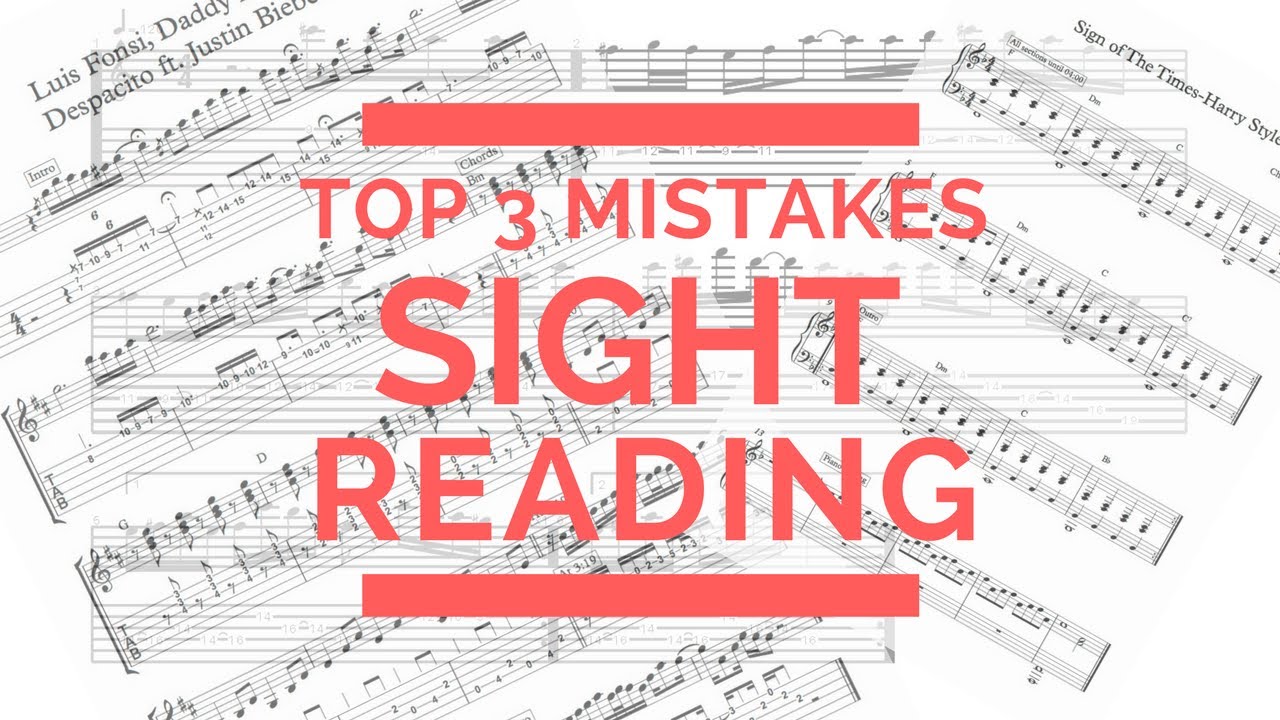 TOP 3//Sightreading Mistakes Every Beginner Makes//And How To Fix Them ...