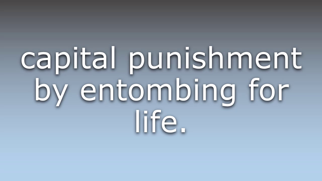 What does Immurement mean? - YouTube