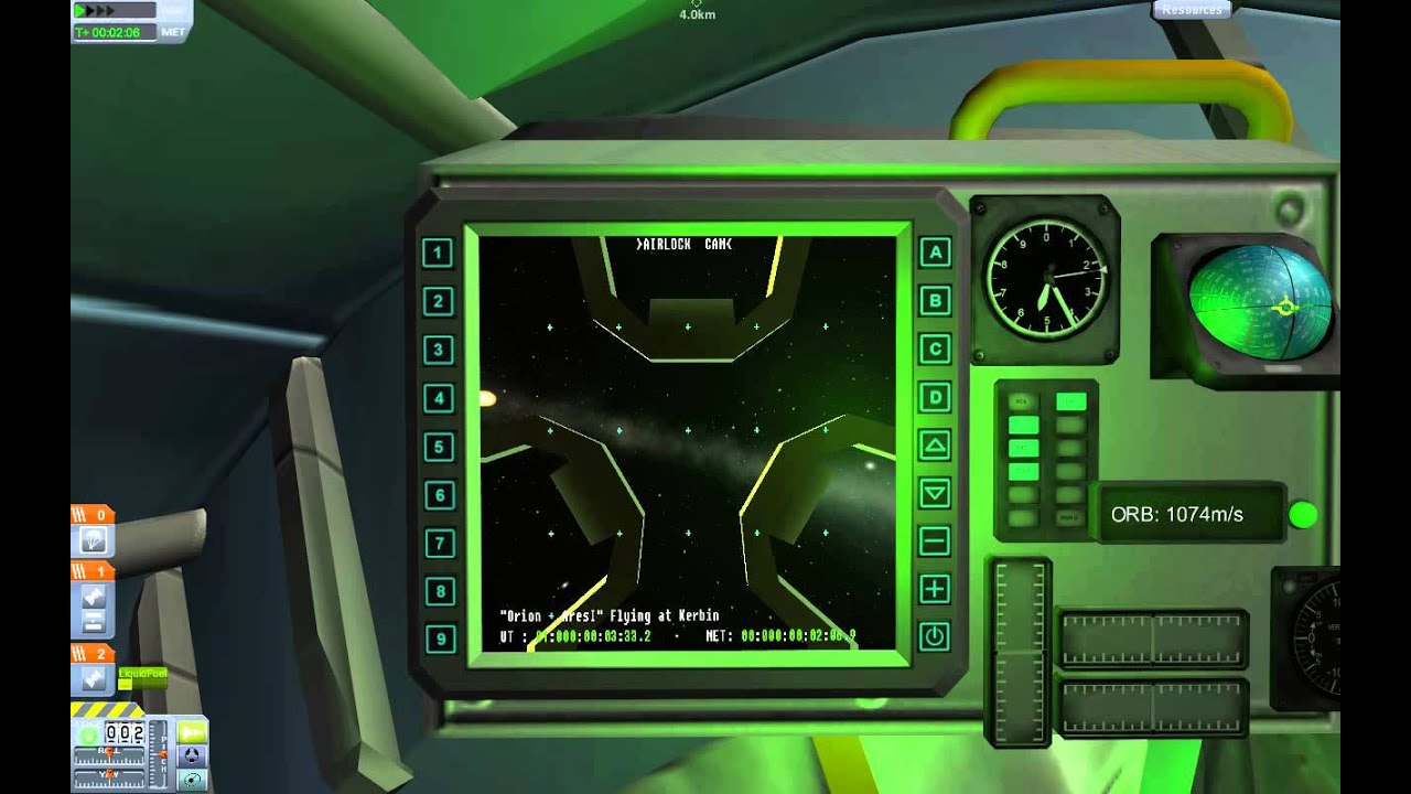 ORion Ares I and MFD raster monitor - YouTube