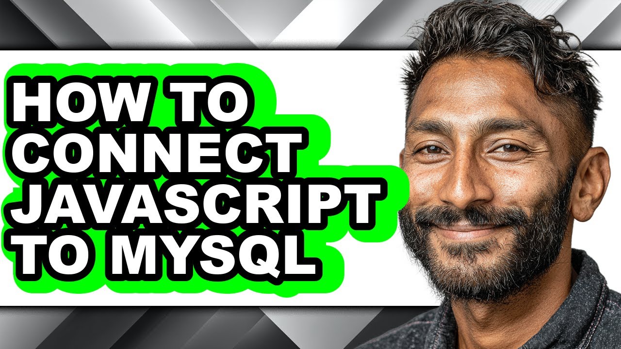 How to Connect Javascript to Mysql (only Way) - YouTube