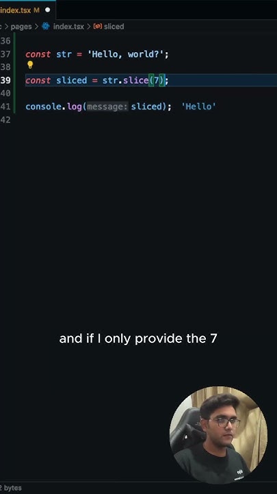 Slice method in Javascript #javascript #webdevelopment #programming #arrays #slice #coding - YouTube