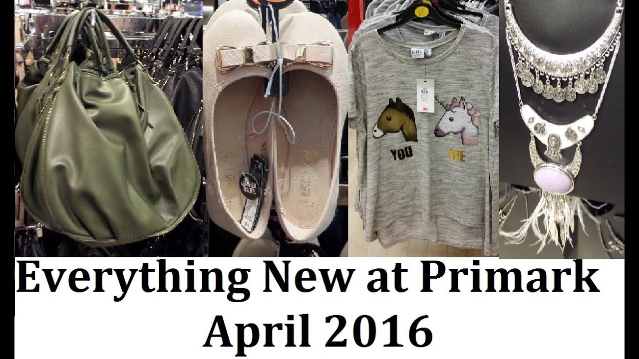 Everything New at Primark | April 2016 | IlovePrimark - YouTube