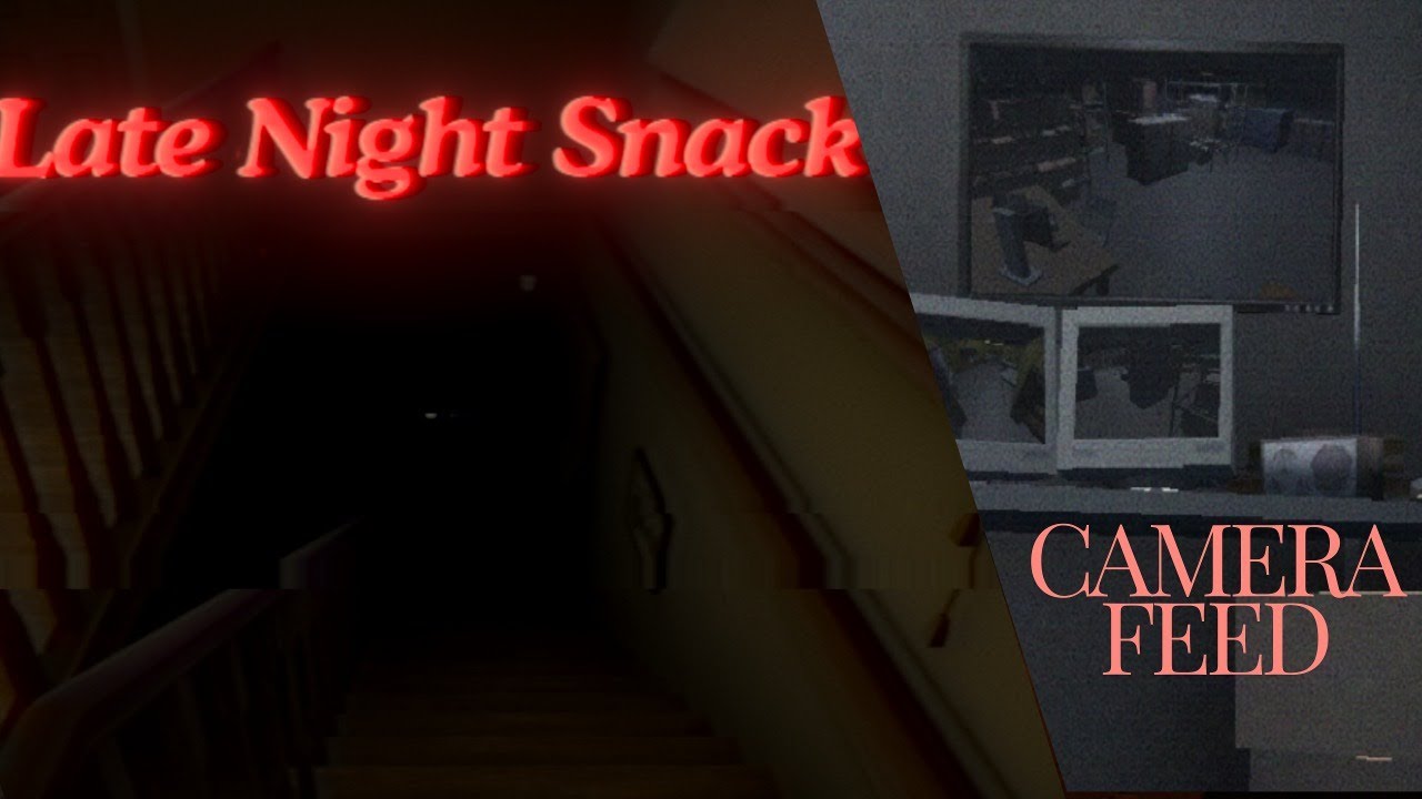 Camera Feed and Late Night Snack | horror games | Gameplay - YouTube