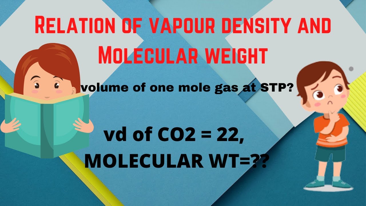 vapour density and molecular weight| some basic concept of chemistry ...