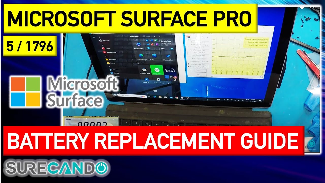 Comprehensive Guide: Replacing Battery and LCD of Microsoft Surface Pro ...