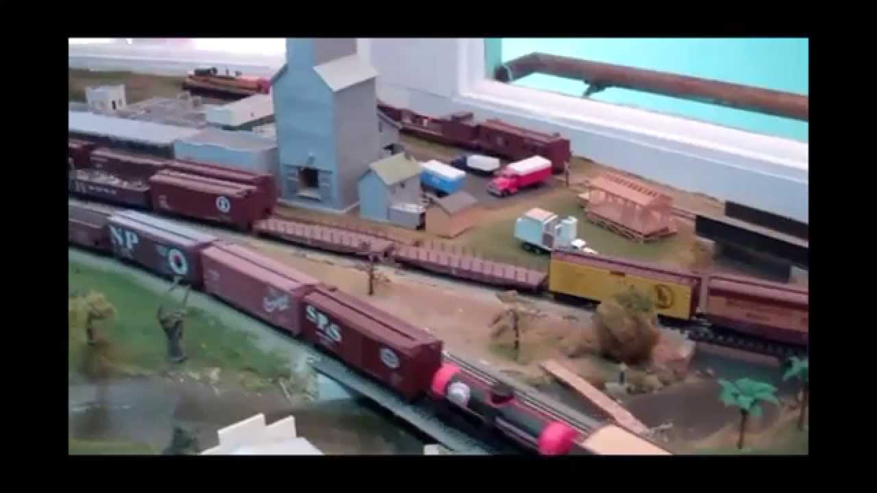 Spud Valley HO Model Railroad: Scenes & Cab Rides. - YouTube