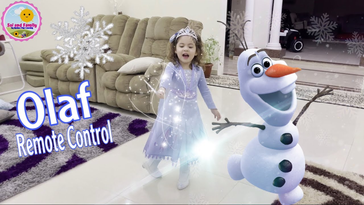 Disney Frozen 2 Follow -Me Friend Olaf Toy Review with Sai and Family ...