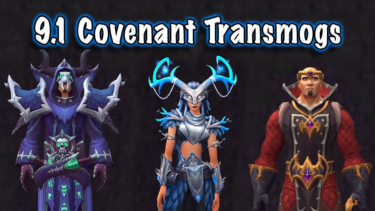 All New Patch 9.1 Covenant Armor Transmog Sets - YouTube