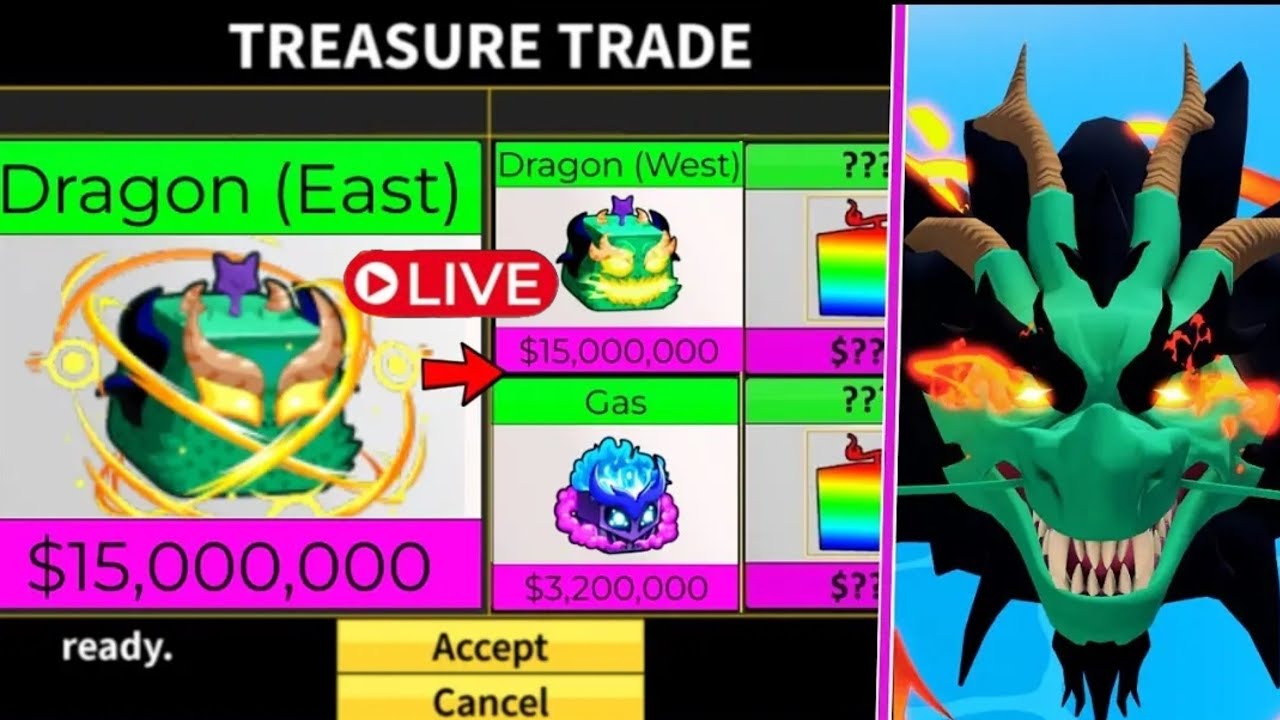 Trading DRAGON 🐉 Fruit in Blox Fruits LIVE 🔴 | Blox Fruits | Alt Gamer ...