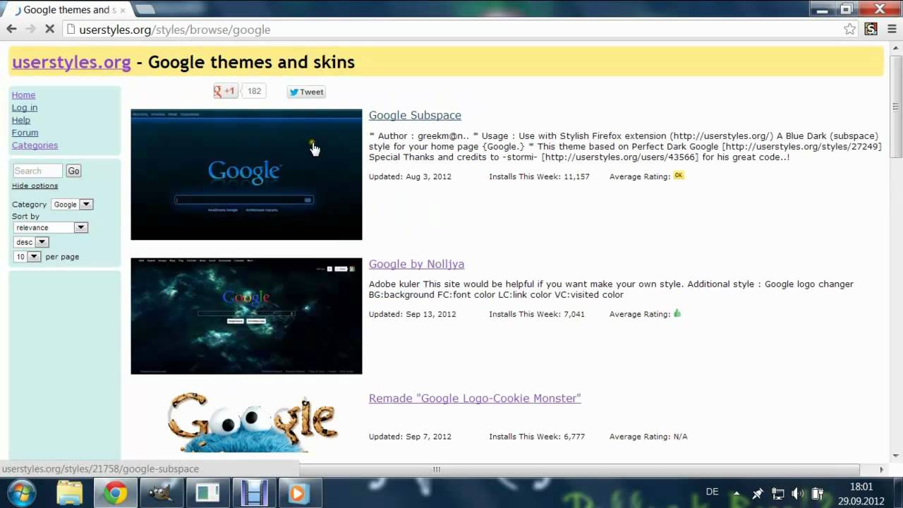 [Tutorial][Addon]Stylish für Chrome - YouTube