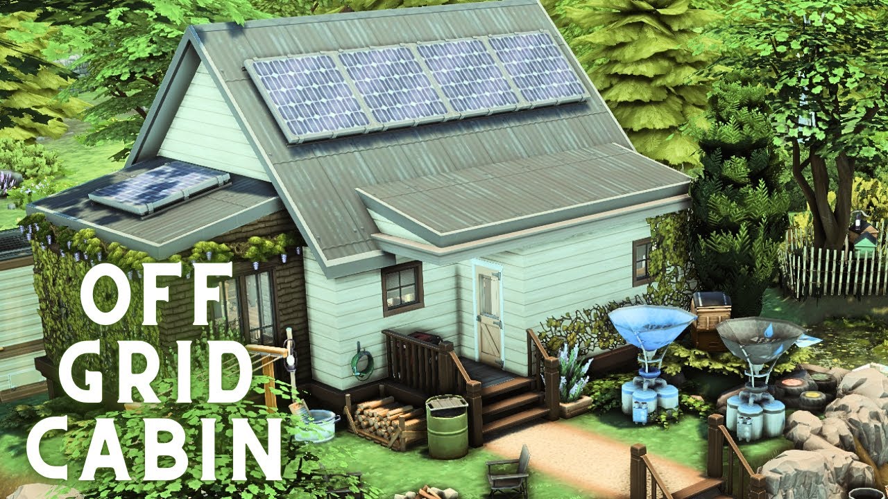 Living Off-Grid?! 😲 | Sims 4 Speed Build - YouTube