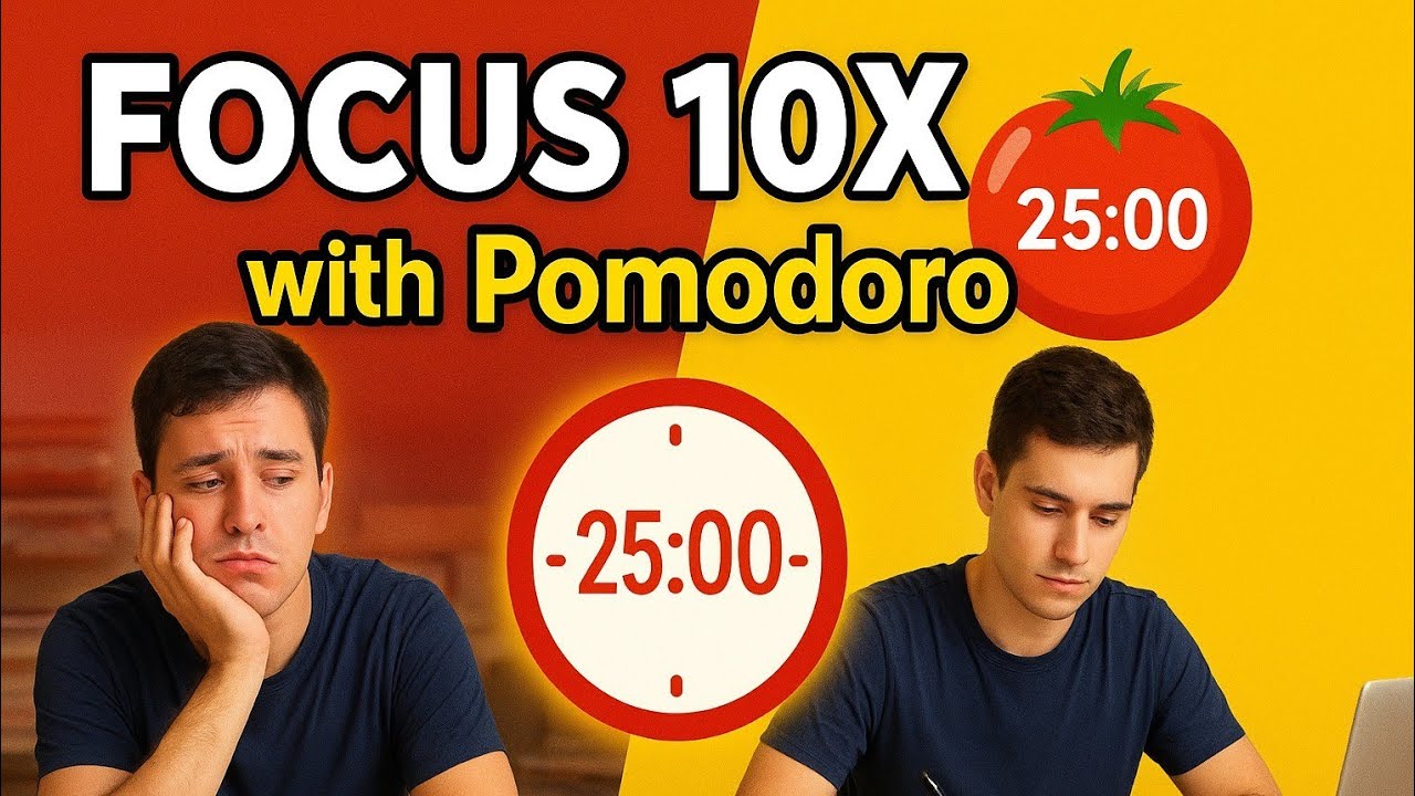 Boost Your Study Focus with the Pomodoro Technique | Study Smart Not Hard | Easy study habits ...
