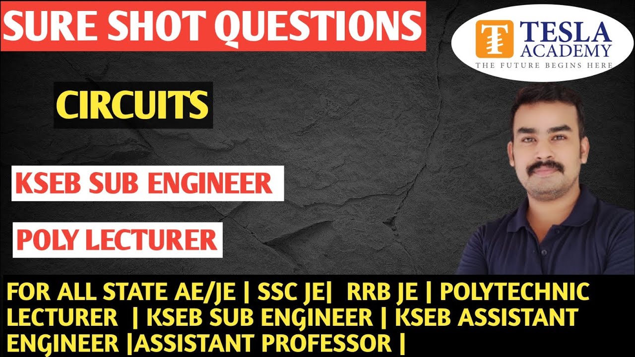 sure shot questions | kseb sub engineer | poly lecturer - YouTube