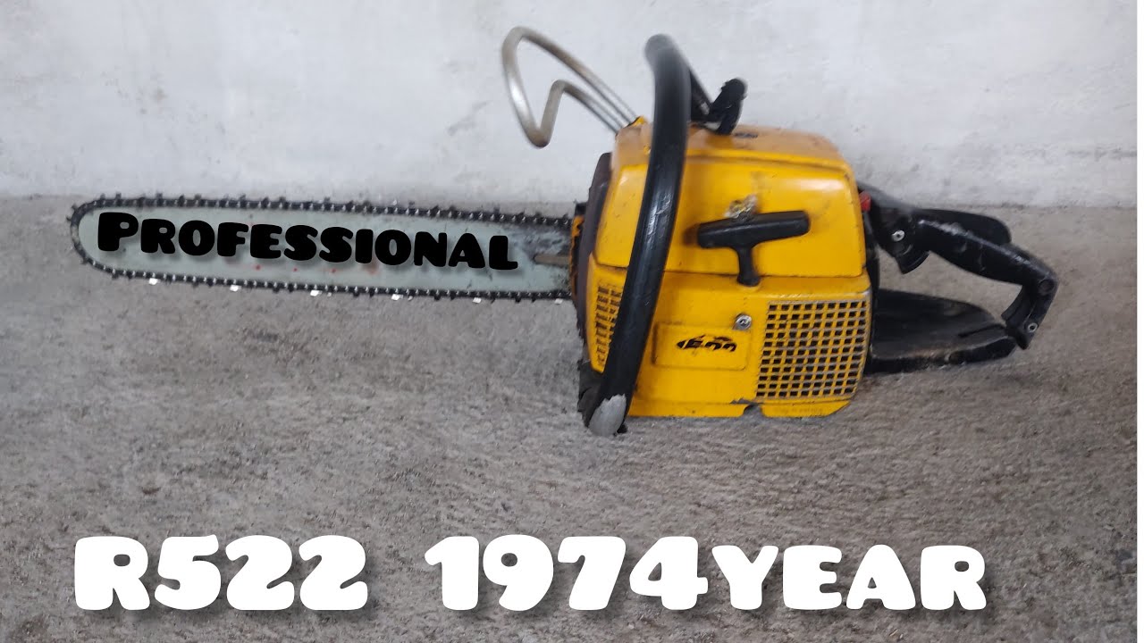 Partner R 522 Chainsaw Professional First Start After 10 Years - YouTube