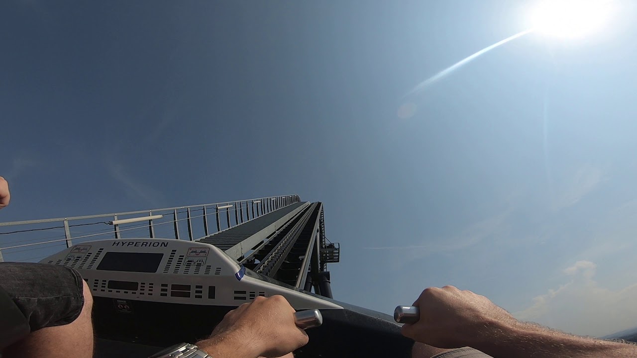 Hyperion pierwszy wagonik Energylandia zator rollercoaster hyperion ...