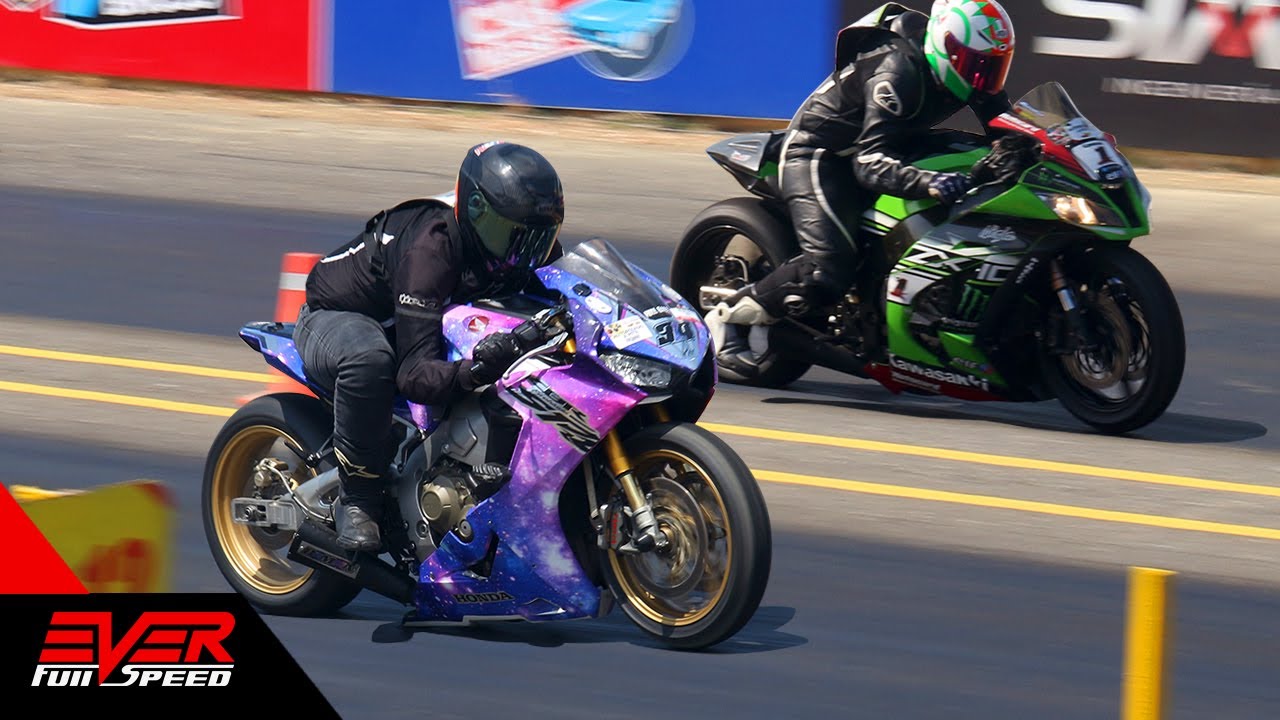 Ninja ZX10R 🆚 CBR1000RR 🆚 GSX-R1000 🔥 DRAG RACES 🔥 9 seg Copa Carnaval ...