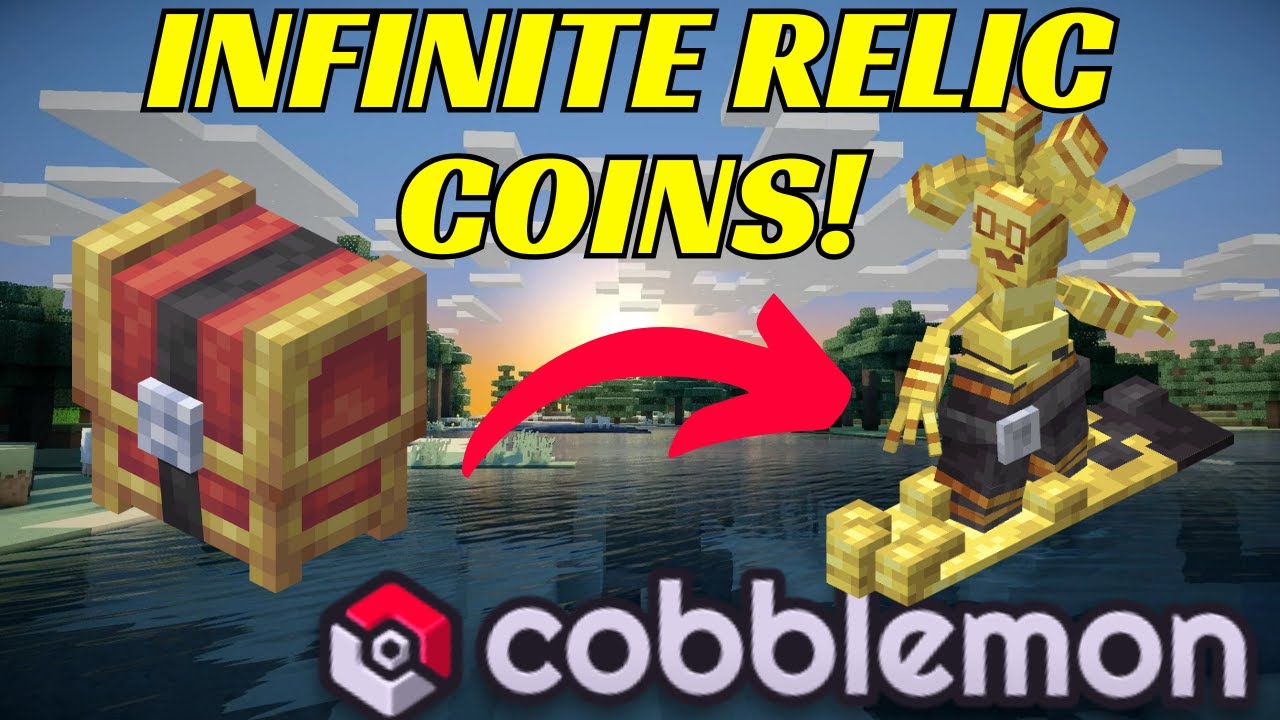 How To Build An Automatic Relic Coin Farm In Cobblemon! EASY Gholdengho ...