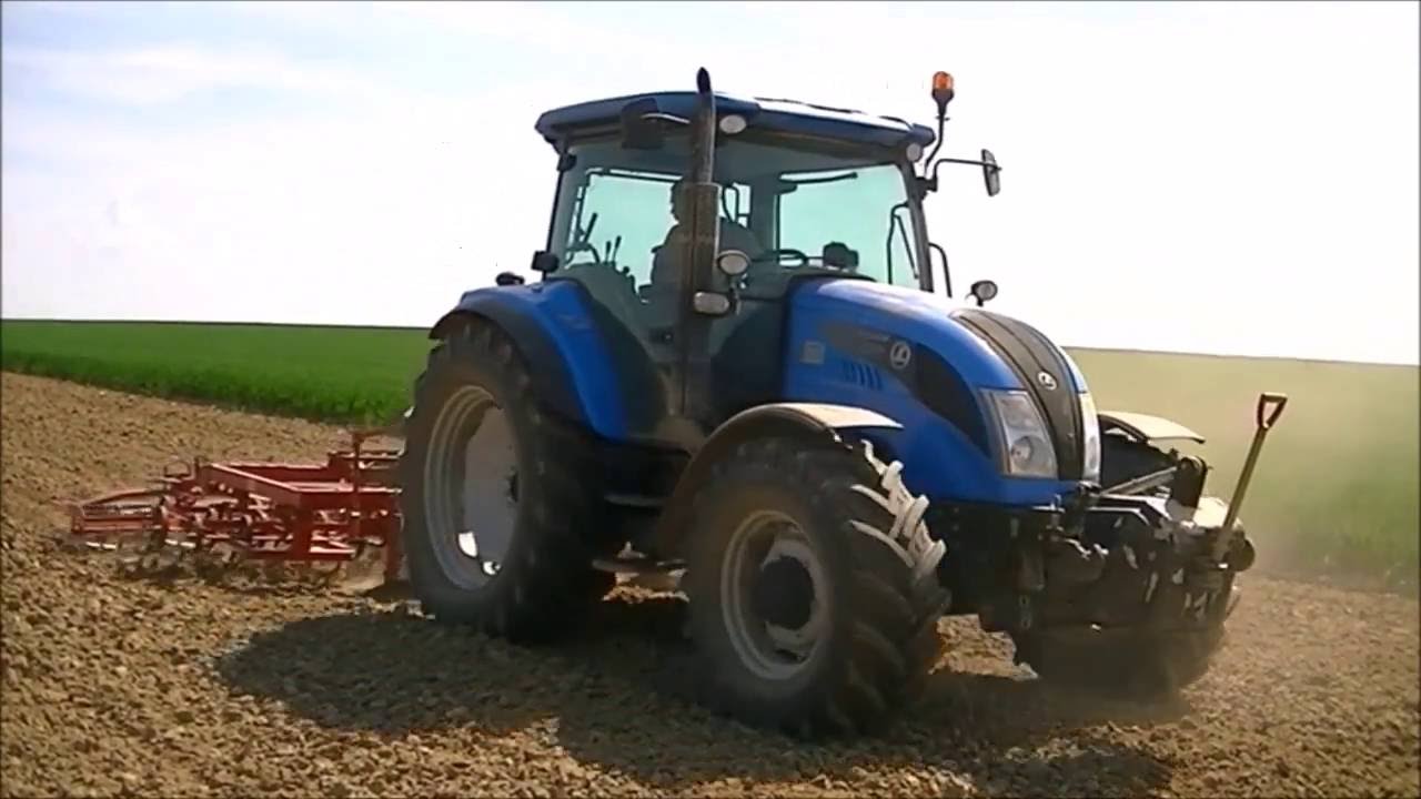 Travail du sol avec un Landini Power Mondial 115 - 2016 - YouTube