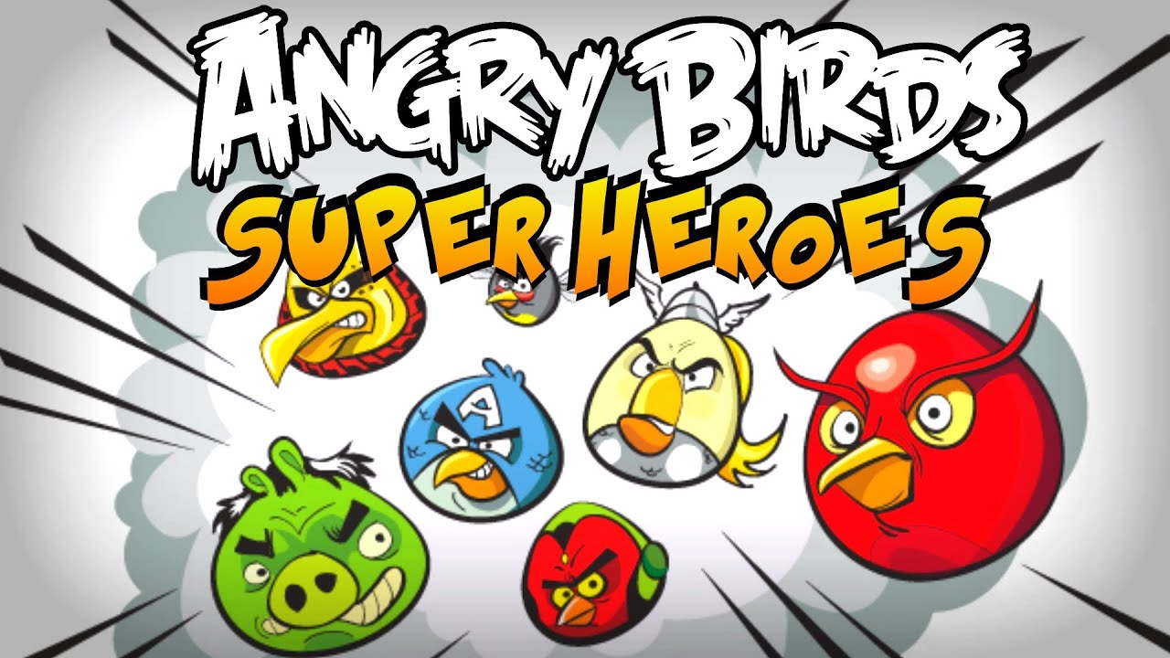 "Angry Birds Superheroes" - "Angry Birds Avengers" - "New Angry Birds ...