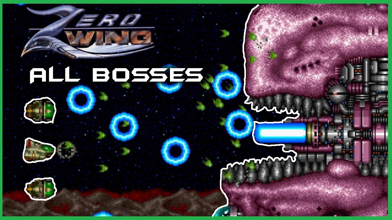 Zero Wing (2023 PC) - All Bosses + Ending - YouTube