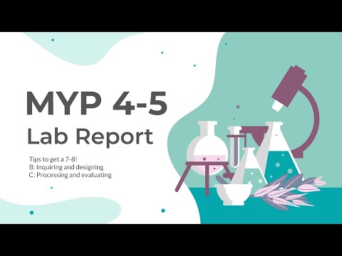 Part I: Criterion B - How to Do Well in an MYP 4-5 Lab Report - YouTube