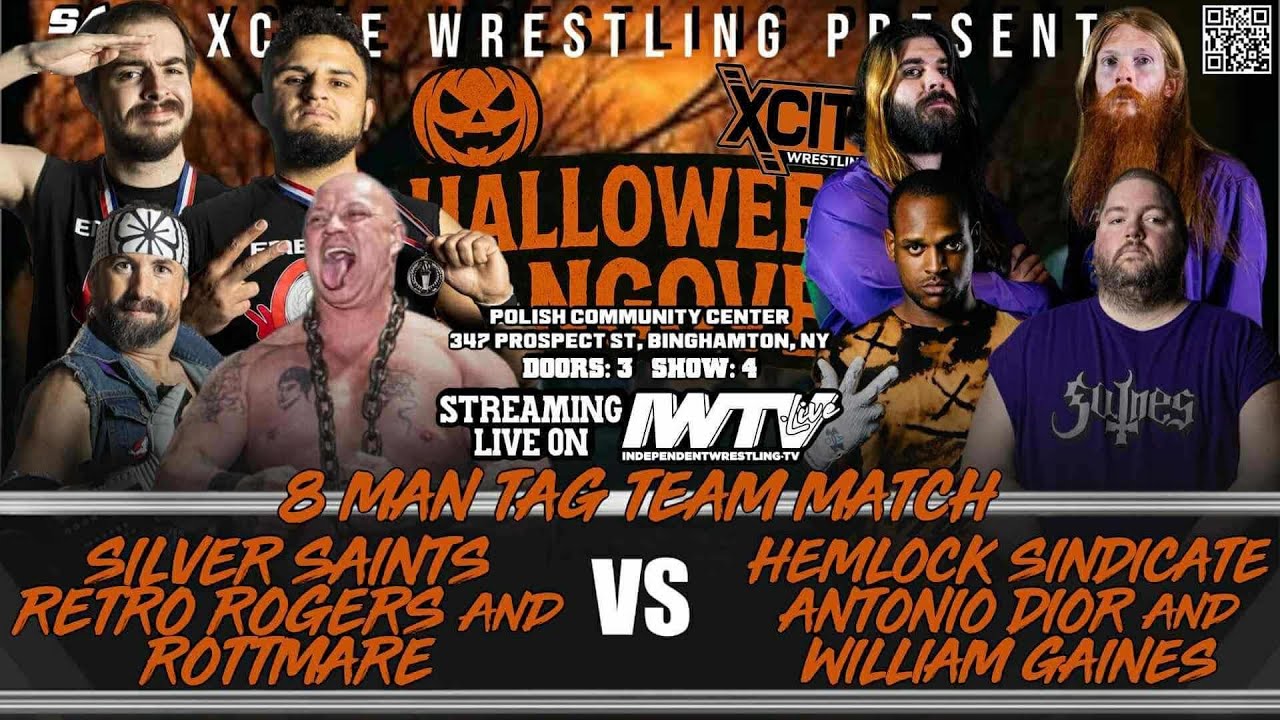 8 man tag team match - YouTube