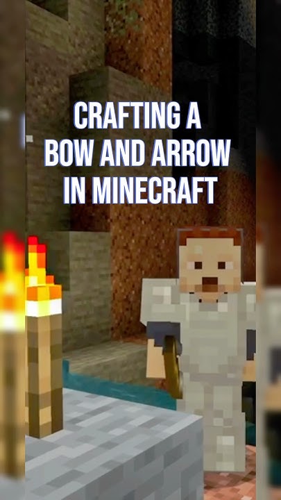 How to make a Bow and Arrow in Minecraft - Minecraft Tutorials - YouTube