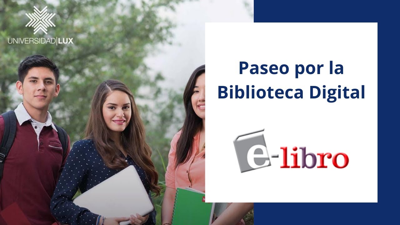 Paseo por la Biblioteca Digital (E Libro) - YouTube