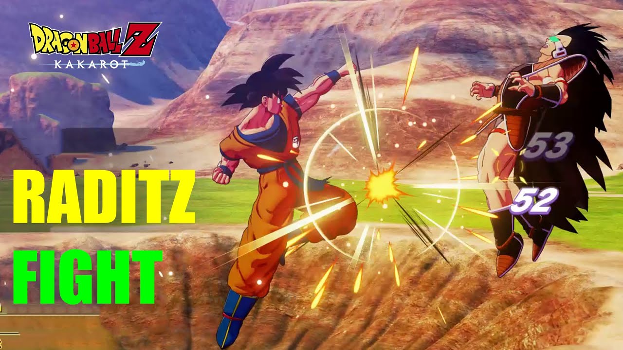 Dragon Ball Z: Kakarot Raditz Fight - YouTube