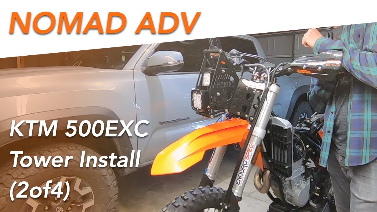KTM 500EXC Nomad ADV Adventure/Rally Tower Full Detailed Build ...
