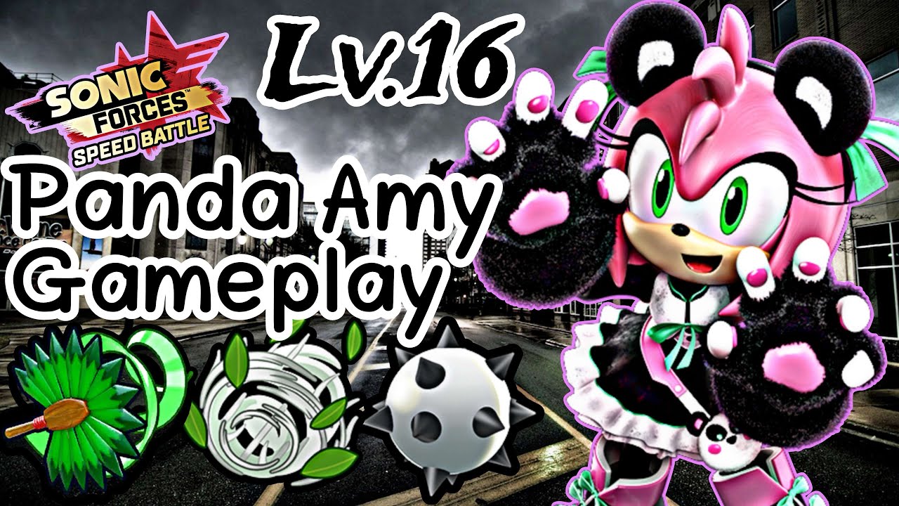 Sonic Forces Speed Battle 🐼 Panda Amy 🐼 Short Gameplay 🐼 - YouTube