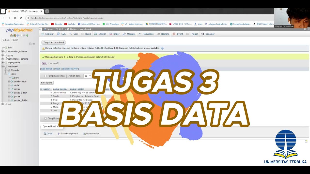 Tugas 3 Basis Data - YouTube