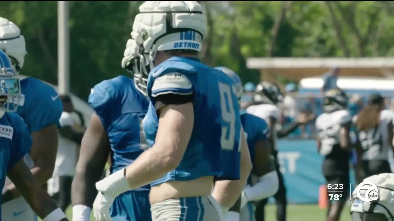 Lions, Jaguars open joint practices in Allen Park - YouTube